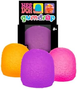 Schylling NeeDoh Gumdrop Textured Sensory Fidget Toy Colors May Vary ...