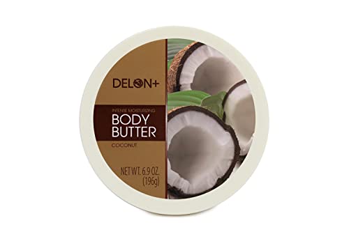 DELON Intense Moisturizing Body Butter, 6.9 Oz (Single) (Coconut ...