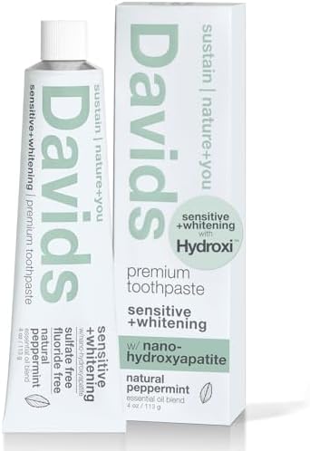 Davids Hydroxi Fluoride Free Nano Hydroxyapatite Toothpaste for Remine ...