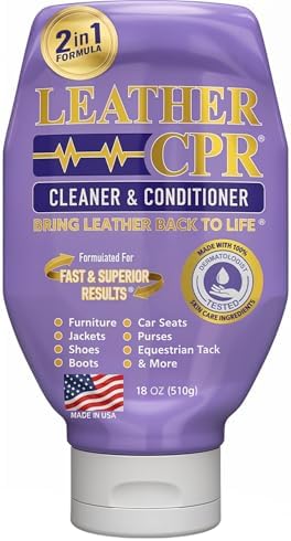 Leather CPR Cleaner and Conditioner - Made in USA, Leather Furniture C ...