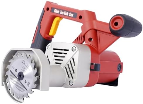 Toe Kick Saw - 6.8 Amp Electric Toe Kick Saw Circular Saw Precise Toe ...