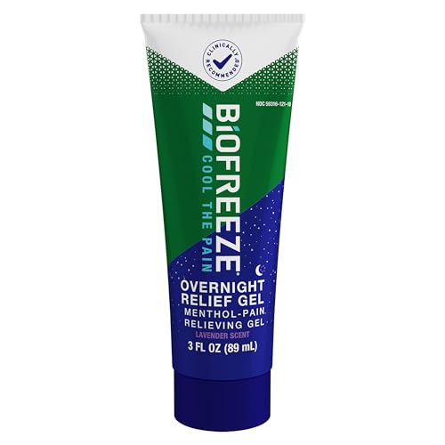 Biofreeze Overnight Gel Pain Relief, Knee & Lower Back Pain Relief, Ar ...
