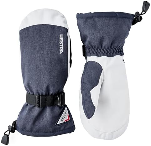Hestra Unisex Powder Gauntlet Mitt, Windproof, Leather Everyday Winter ...
