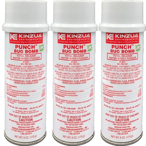 Punch Bug Bomb (3-Pack) | 100% Kills Mosquitoes, Cockroaches, Fleas, A ...