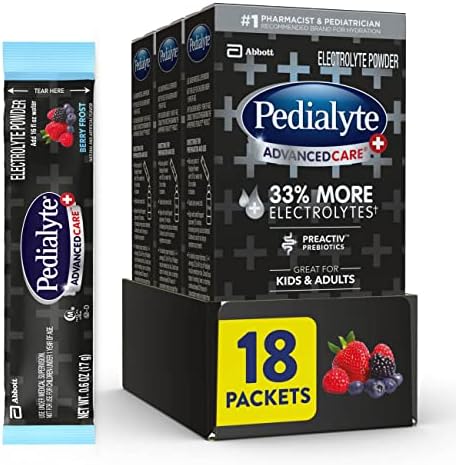 Pedialyte AdvancedCare Plus Electrolyte Powder, with 33% More Electrol ...