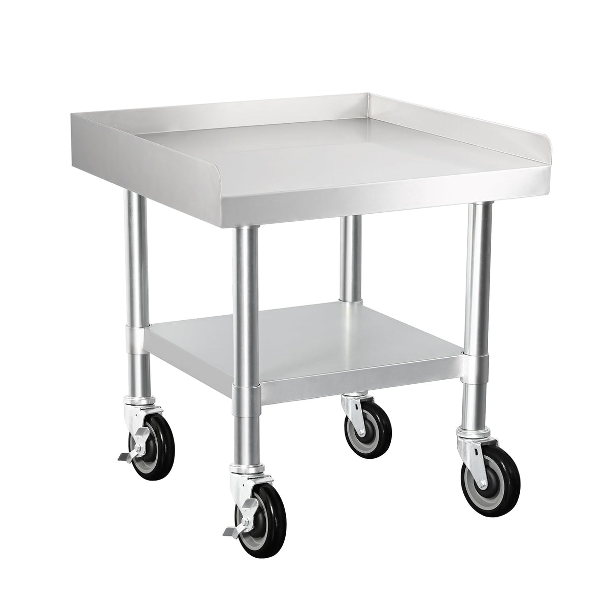 HARDURA Stainless Steel Equipment Work Stand 24" x 24" Prep Table with ...