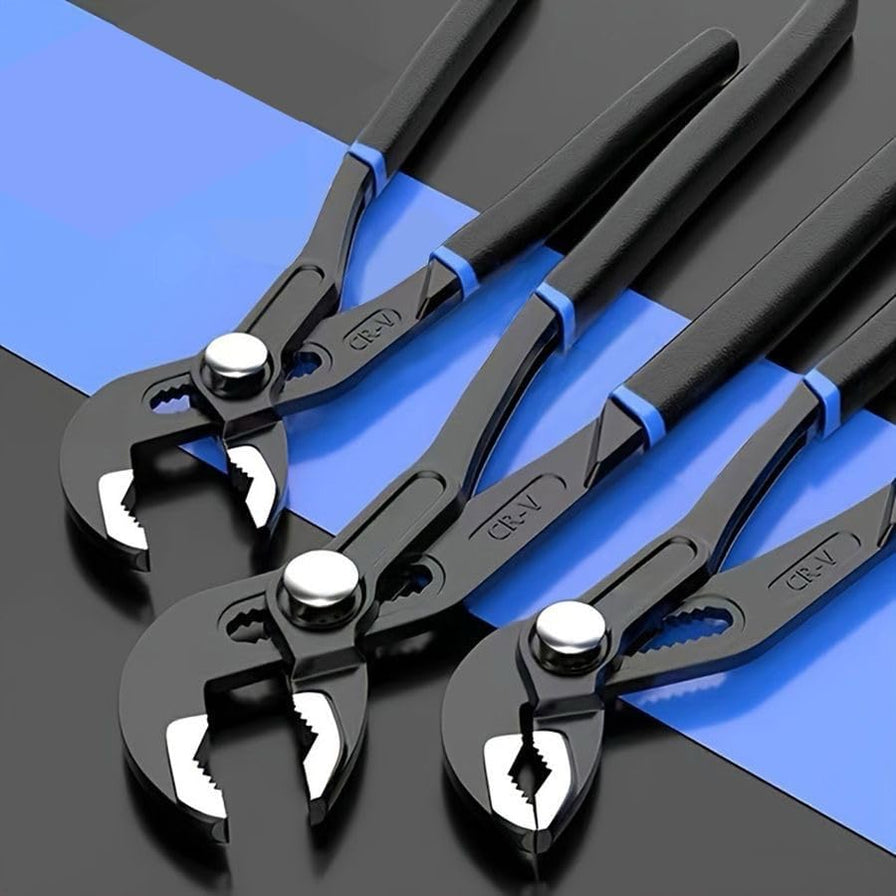 Channel Locks Plier Set of 3, Quick Adjust Groove Joint Pliers Set 7-i ...