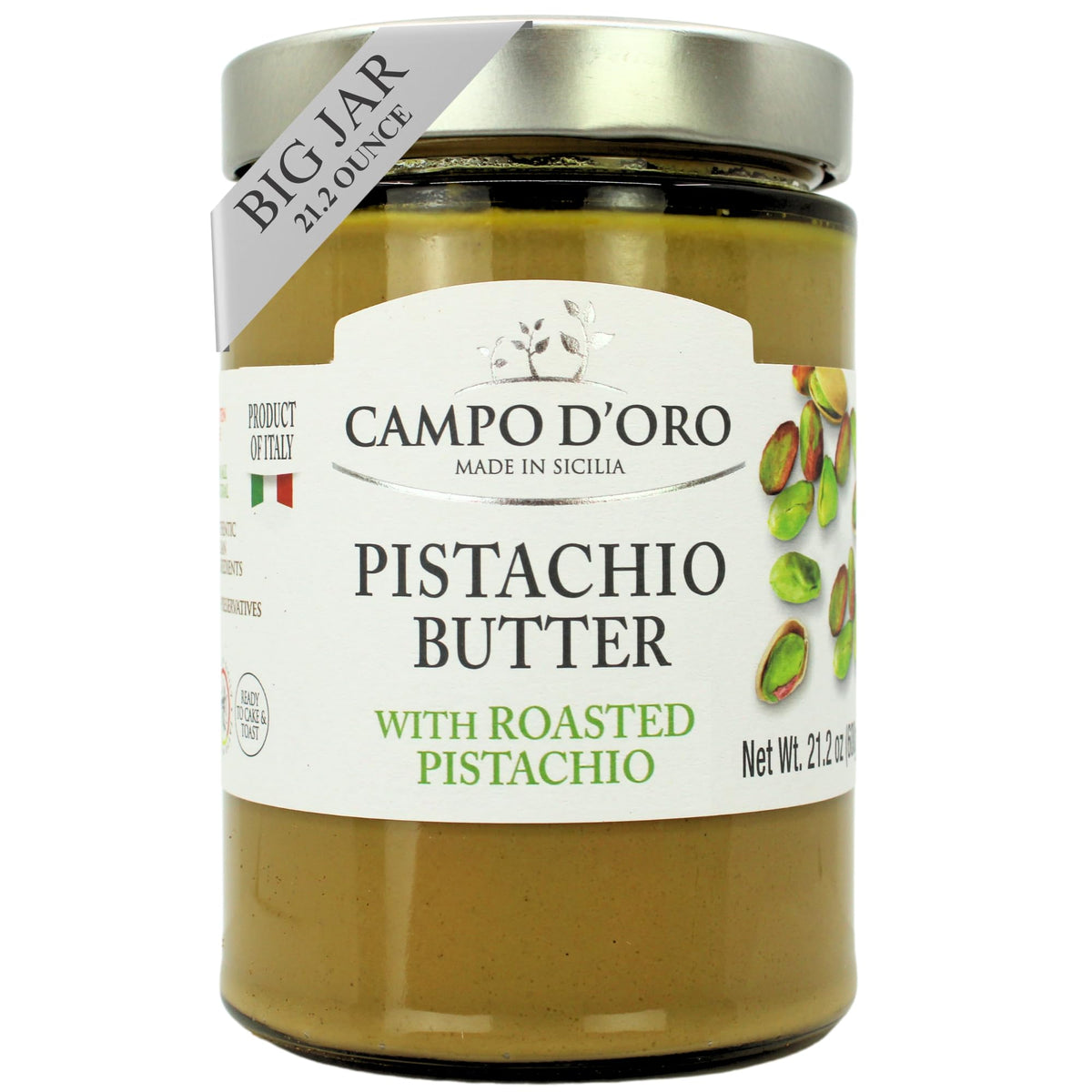 Pistachio Butter Sweet Cream, 21.2 oz (600g), Rich & Nutty Pistachio S ...