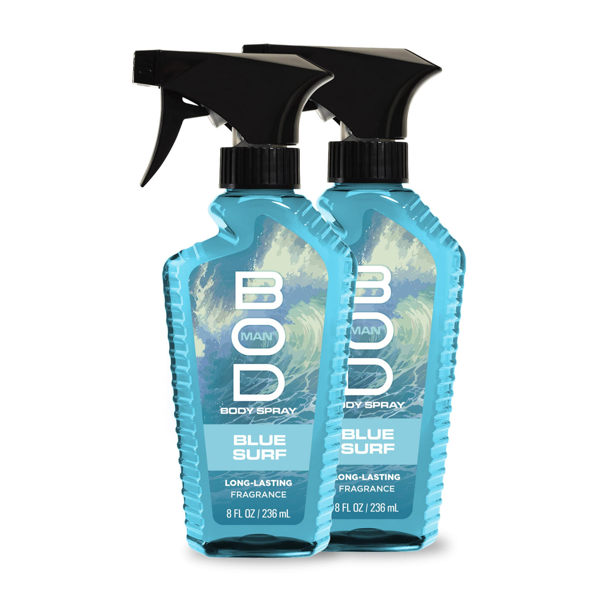 BOD man Fragrance Body Spray, Blue Surf, 8 fl oz (Pack of 2) — Retros ...
