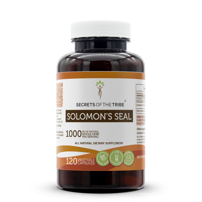 Secrets of the Tribe Solomon's Seal 120 Capsules, 1000 mg, Wildcrafted ...