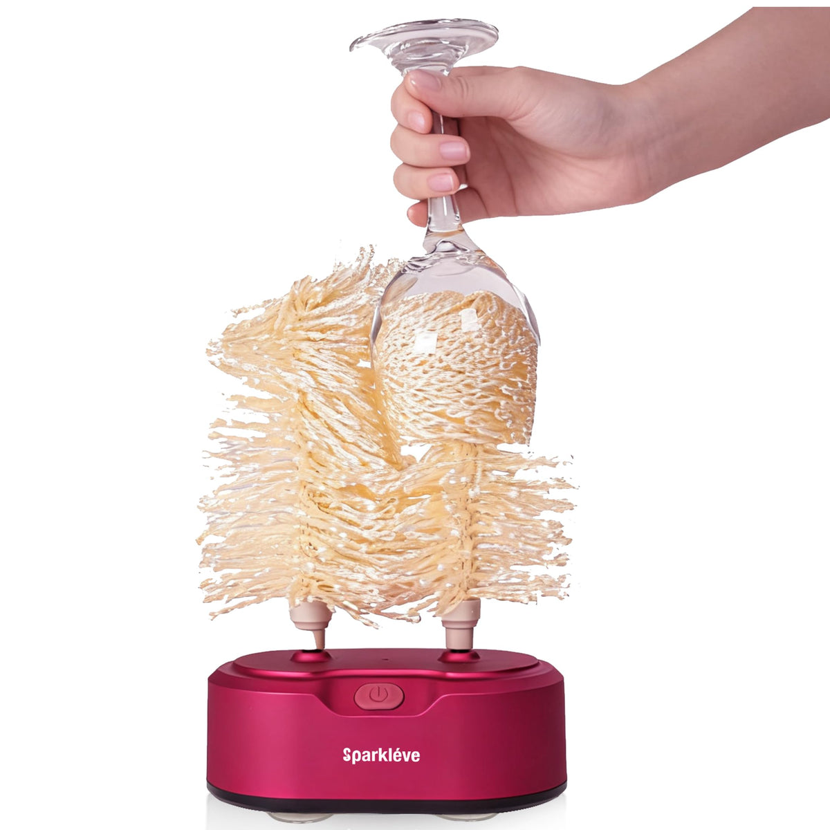 Home Glassware Polisher, World's First Affordable Spinning Glass Polis ...