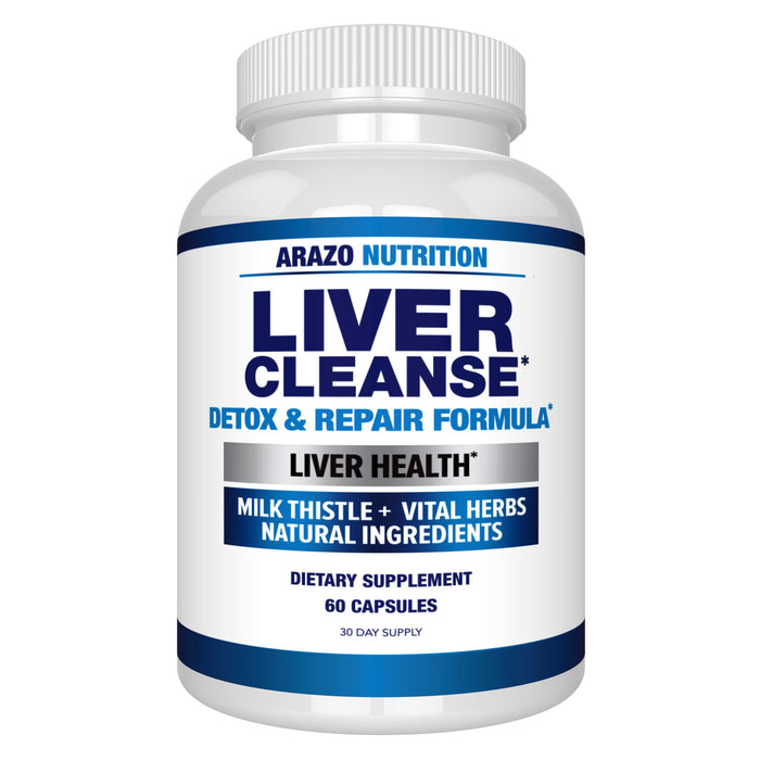 Arazo Nutrition Liver Cleanse Detox & Repair Formula – Milk Thistle He ...