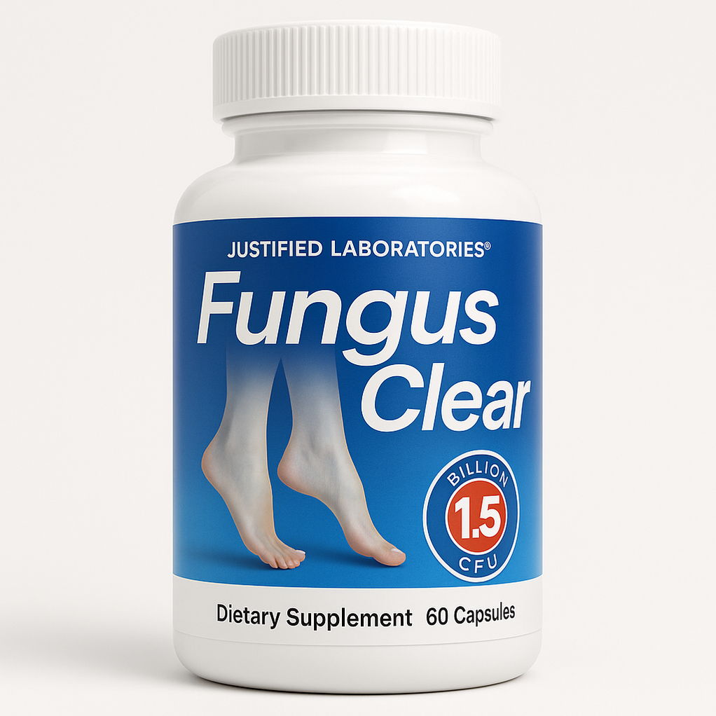 Justified Laboratories Fungus Clear Probiotic 180 Capsules (3 Pack ...